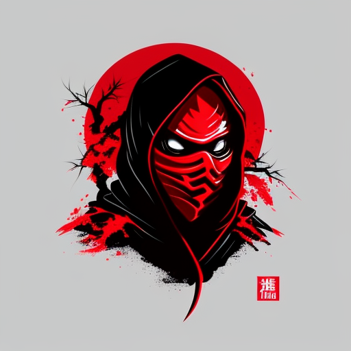 gabewallace: Ninja skull logo, vector, Logo mark, Japanese, minimalist ...
