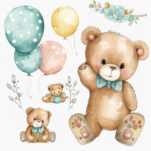 Bear Clipart Cute Teddy