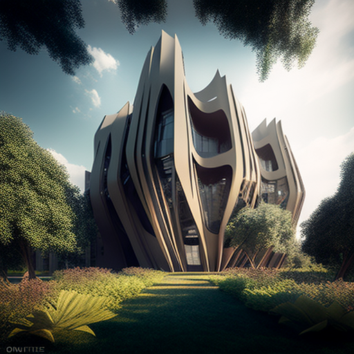 uzairhasnain: NUST University designed in zaha hadid style, lush green ...