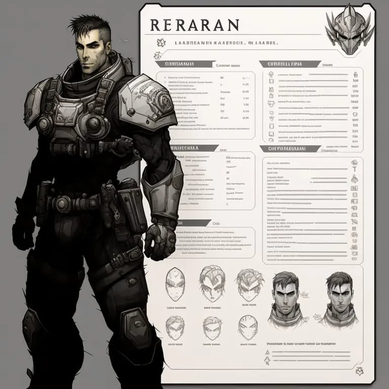 Character Sheets | PromptHunt Template