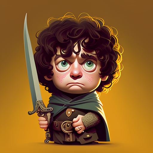 Frodo Baggins Cartoon