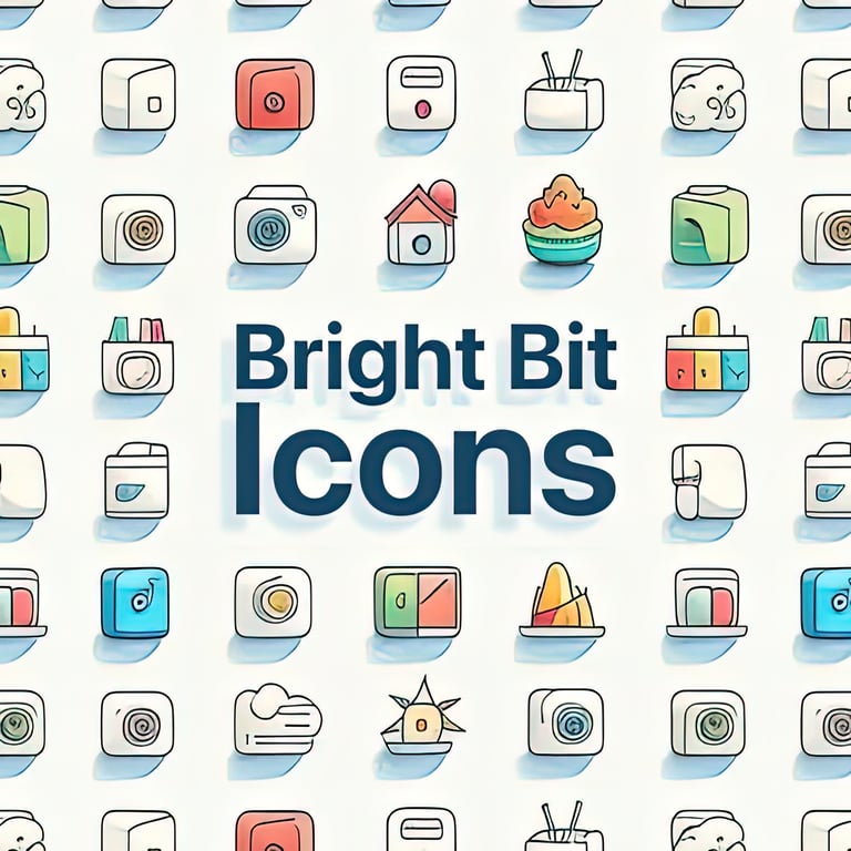Bright Bit Icons | PromptHunt Template