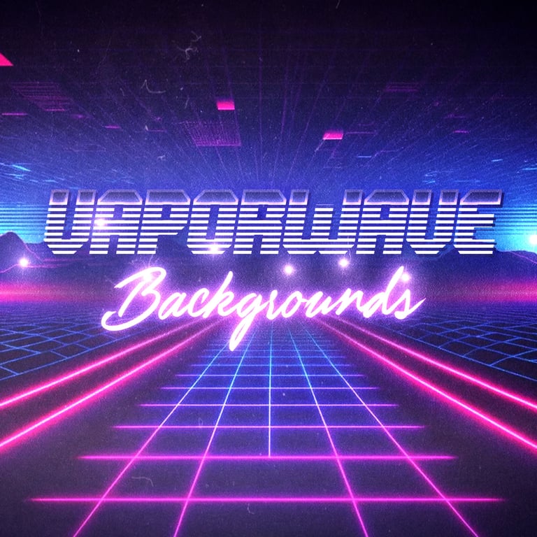 Vaporwave Backgrounds | PromptHunt Template