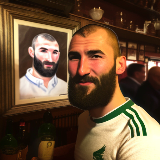 Karim Benzema Beard