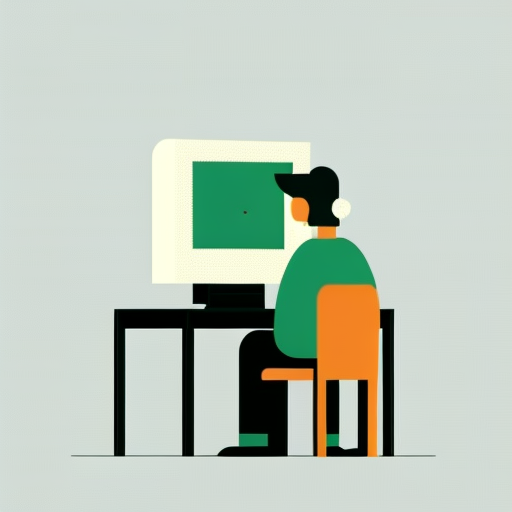 fat-emu987: A man staring in wonder at his computer monitor screen, Neo ...