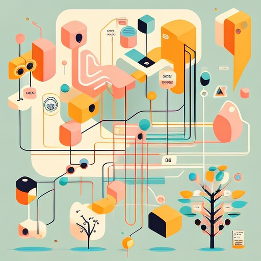 logan: routing conversation documentation, Colorful pastel,