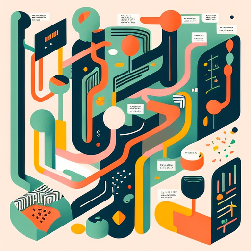 logan: routing conversation documentation, Colorful pastel,