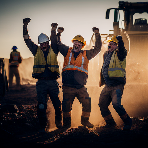 Happy Construction Workers Happy Construction Workers