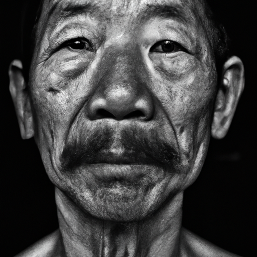 ezkite: old wrinkles chinese man with goatee