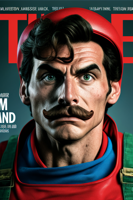 addison: A 3d rendering of Mario from Mario Bros