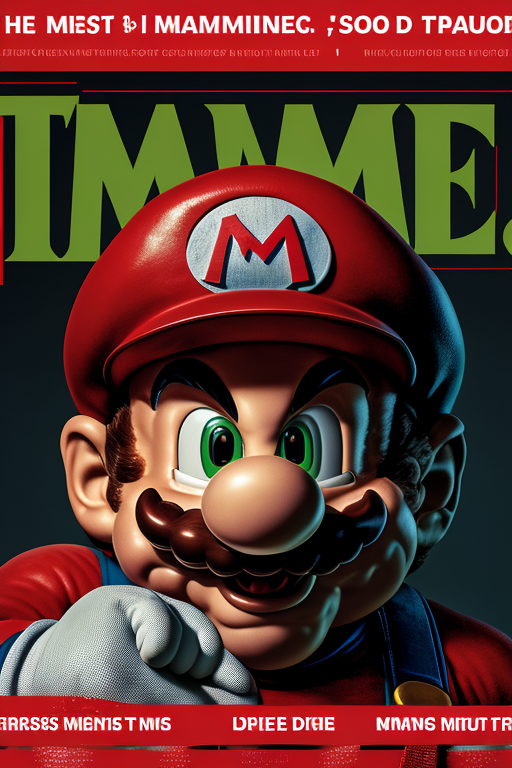 addison: A 3d rendering of Mario from Mario Bros