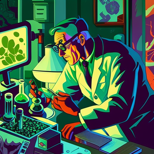 arimarcellino: a scientist developing tools in a lab. researching ...