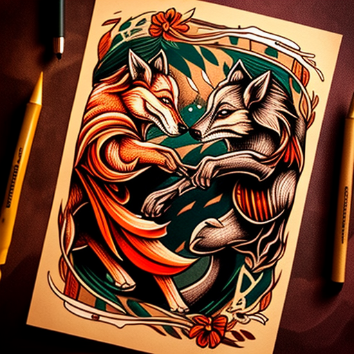 Two Wolves Tattoo Meaning