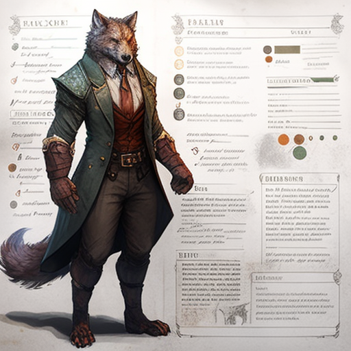 Wolf Character Sheet