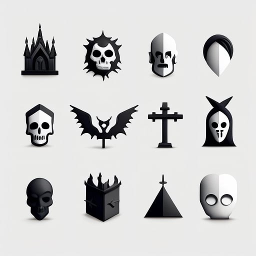 Goth Emojis | PromptHunt Template