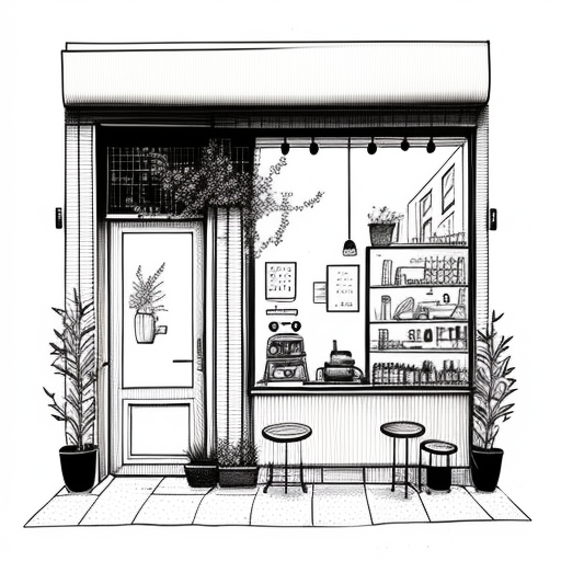 mikeelf: coffee shop storefront