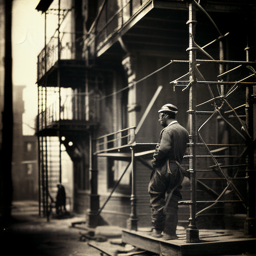 bitfloorsghost: scaffolding in the city