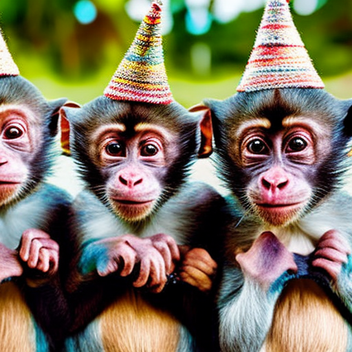 Monkeys In Party Hats