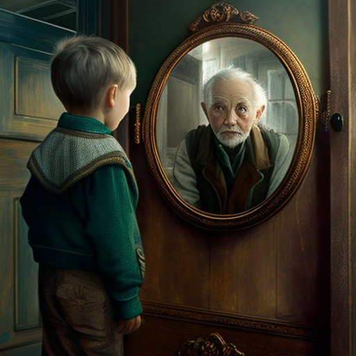 Man Looking In Mirror Man Looking In Mirror
