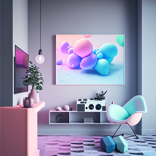 aged-gazelle510: Gaming Room with galaxy colours and decorations fro room