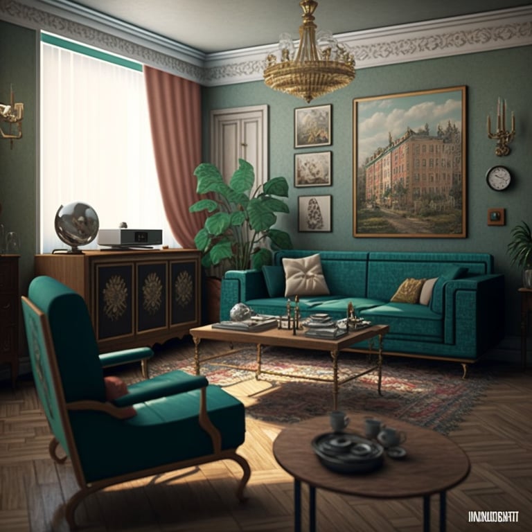 International Living Rooms | PromptHunt Template