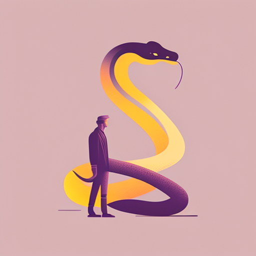 jakobgmoser: a man holding a snake