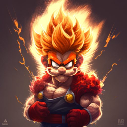 Super Saiyan Mario