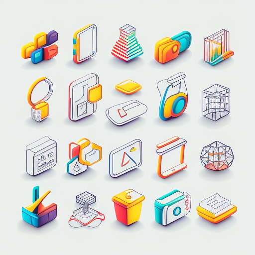 danielzu: a collection of icons for a 3d cad app