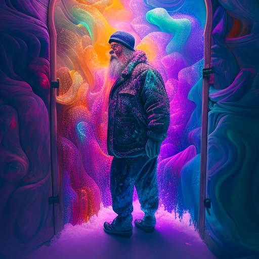andrewreed: Uncle Ebenezer hesitantly steps into an icy freezer ...