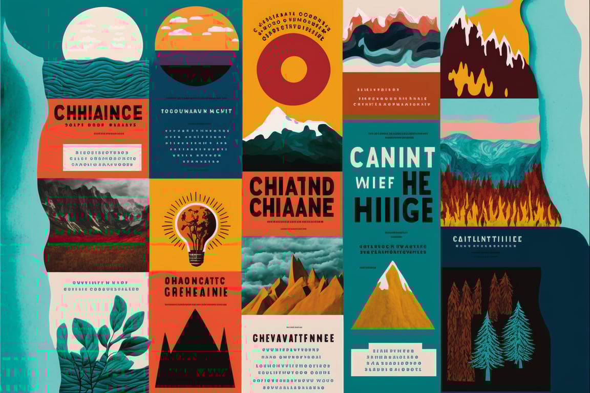 ulavaldevteam: A creative mood board for a website about climate change ...