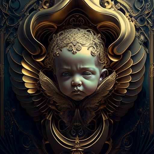 dense-goose716: Baby, sf, intricate artwork masterpiece, ominous, matte ...