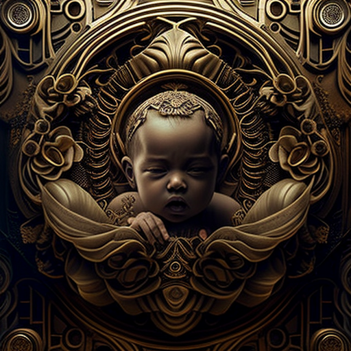 dense-goose716: Baby, sf, intricate artwork masterpiece, ominous, matte ...