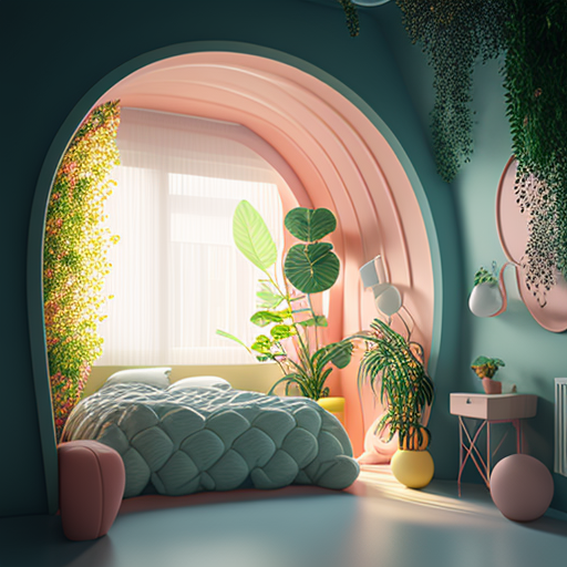 hard-monkey606: sunny overgrown bedroom