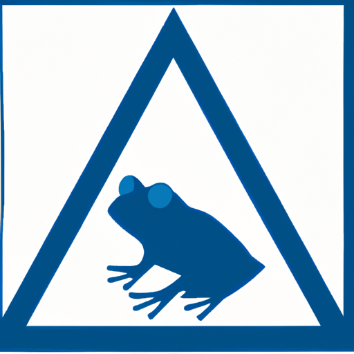 surea.ilabs: mystic blue frog in a triangle patch