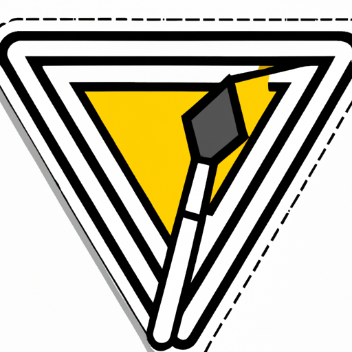 surea.ilabs: diamond-shaped patch, paintbrush with yellow paint