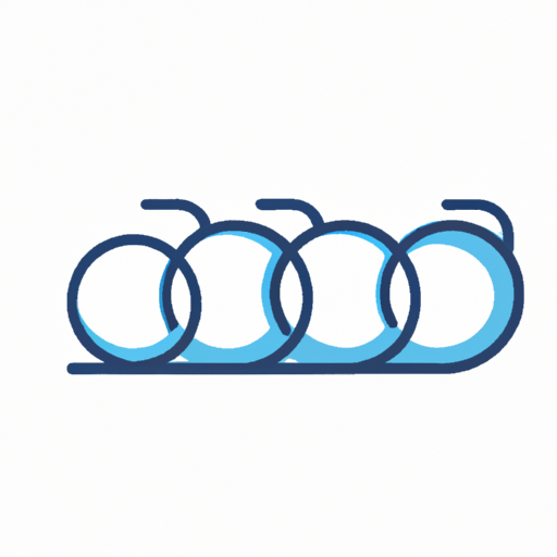 gs: blue wave bike rack