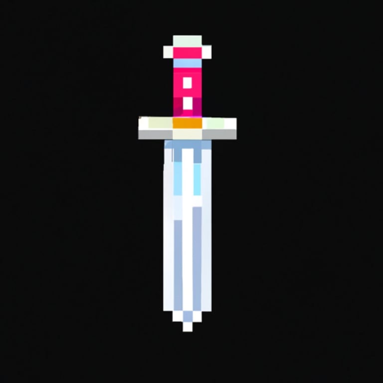 Diamond Sword Pixel Art Templates