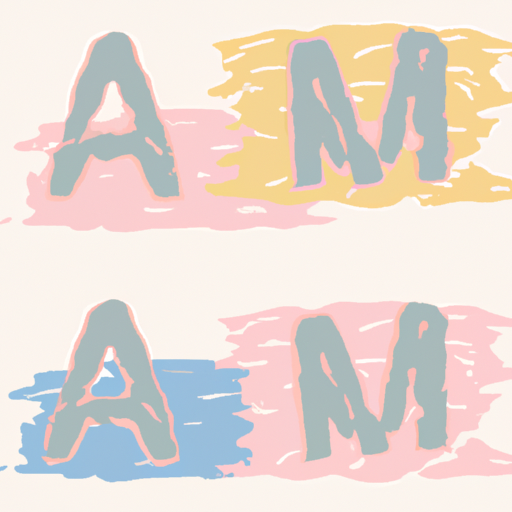 bitfloorsghost: the letters AM