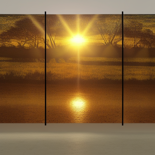 bitfloorsghost: the sun setting