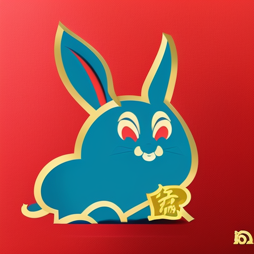 sl.: theme about chinese lunar new year rabbit year, change rabbit into ...