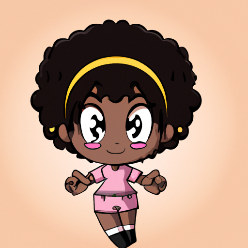 High Life Girl Vector Clipart