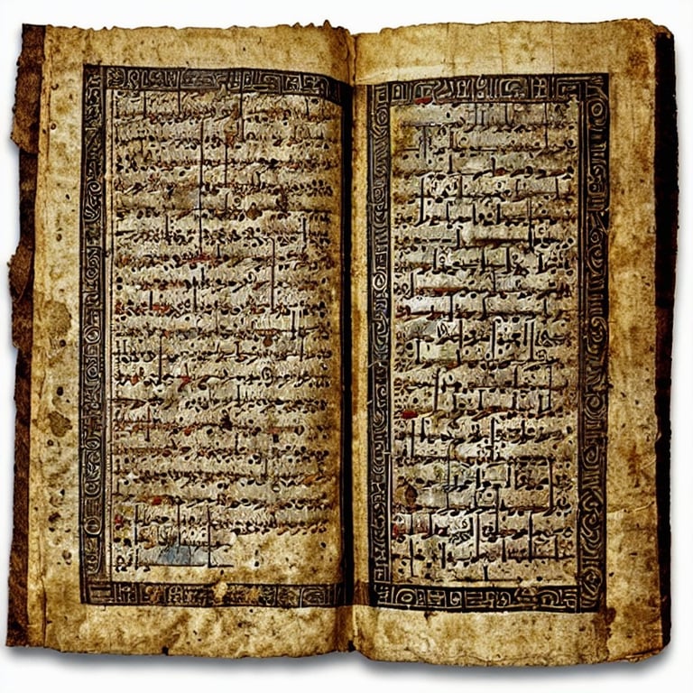 Ancient Manuscript Pages | PromptHunt Template