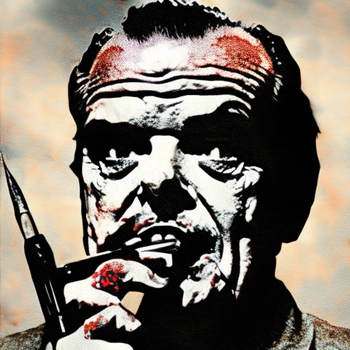 Jack Nicholson Stencil