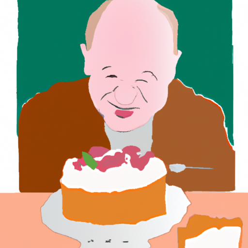 Old People Eating Cake