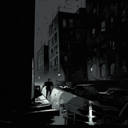 bitfloorsghost: a dark alley
