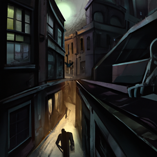 bitfloorsghost: a dark alley