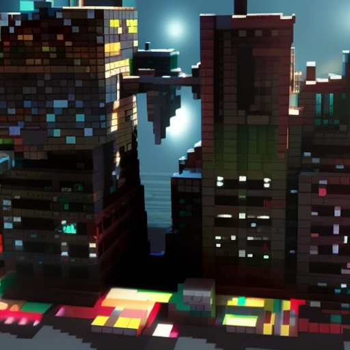 mikeelf: 4k, 3d render, pixelated