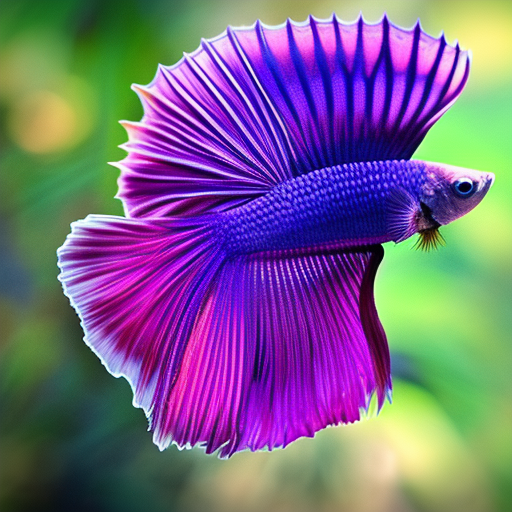 Purple Fighter Fish
