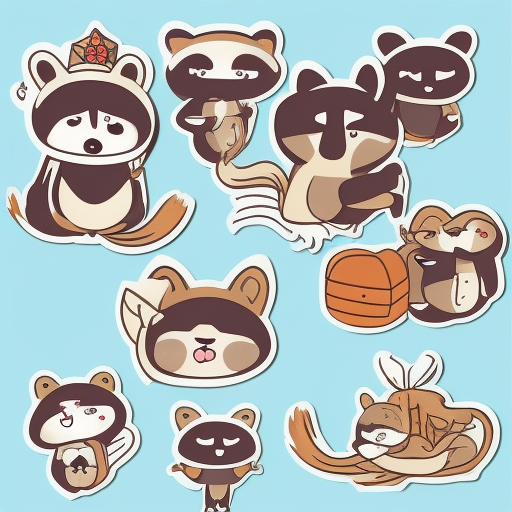 Evil Raccoon Cartoon