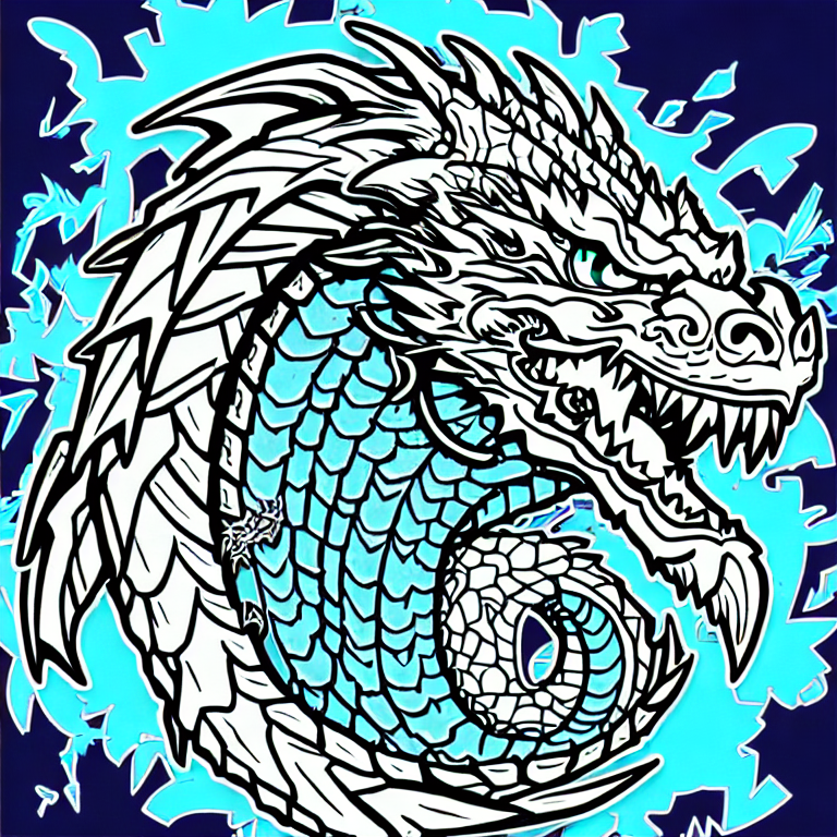 bitfloorsghost: a dragon